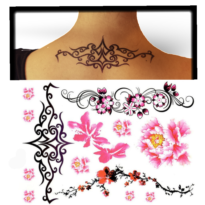 Tribal Flower Tattoo Designs